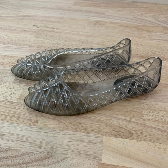 Shoes | See Through Gray Flats | Poshmark